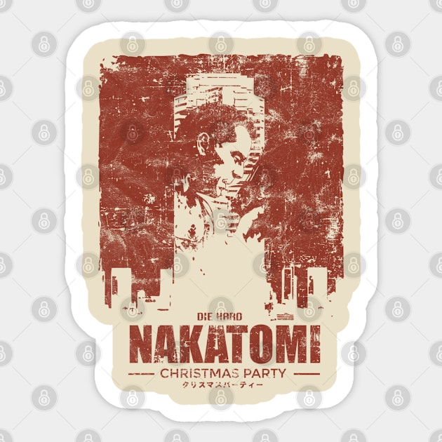 Nakatomi Plaza Christmas - Die Hard - Sticker | TeePublic